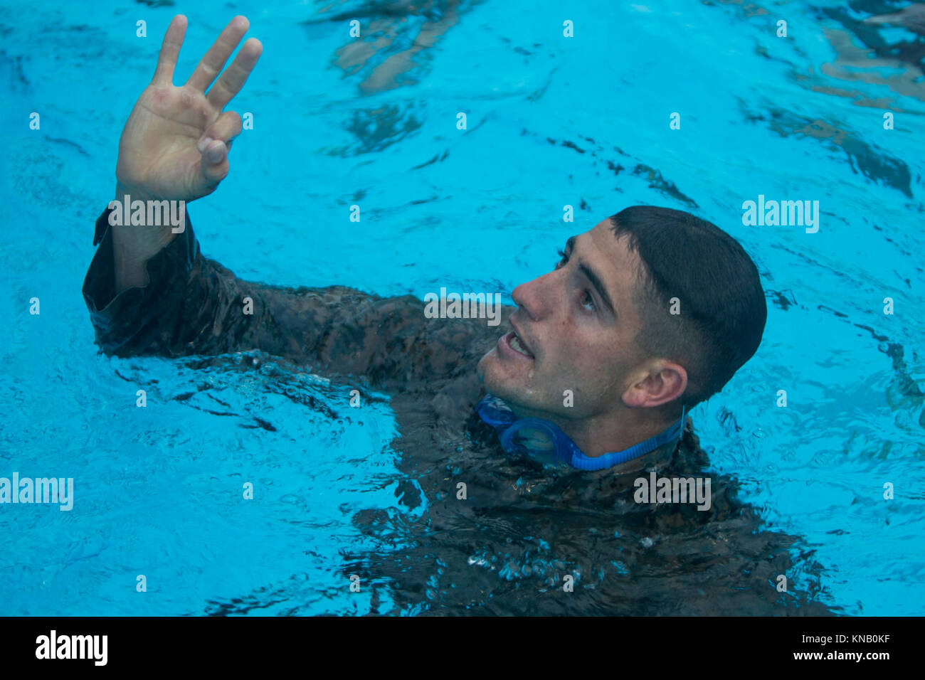 1st Lt. James Britton informs screeners that he is coherent after ...