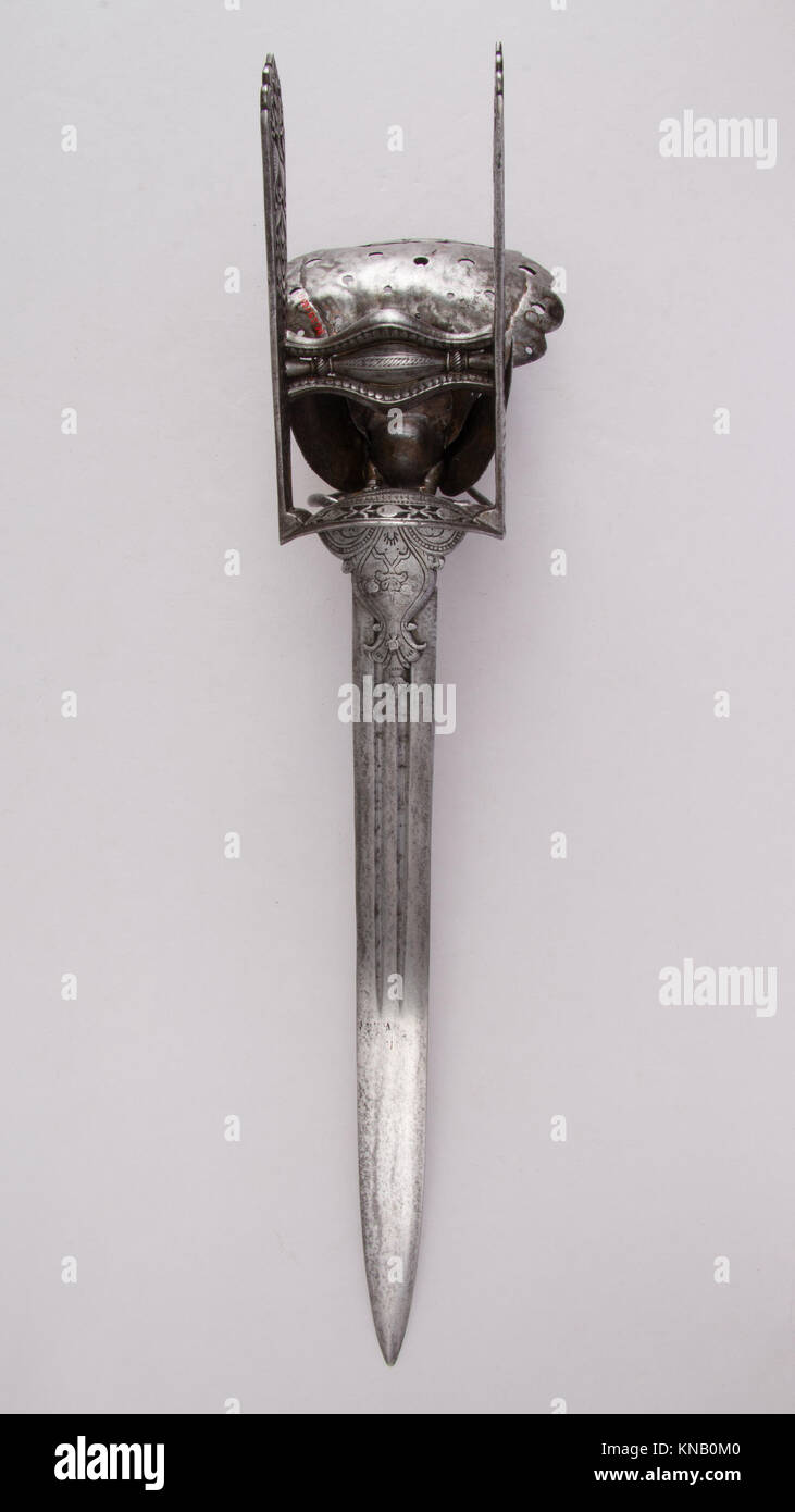 A South Asian katar dagger with cross-shaped grip, used historically in ...
