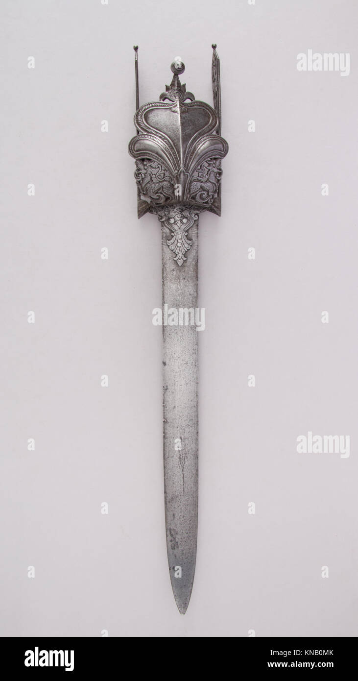 This katar, a type of Indian dagger, features a unique design with a ...