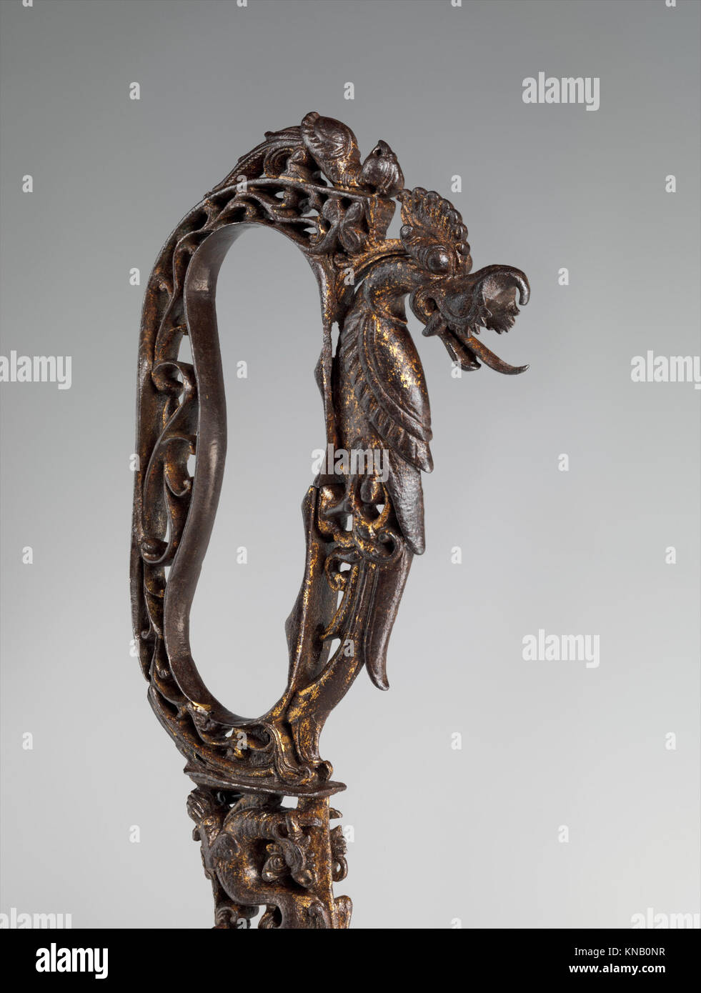 This Bichuwa dagger, a South Asian weapon with a curved blade, was used ...