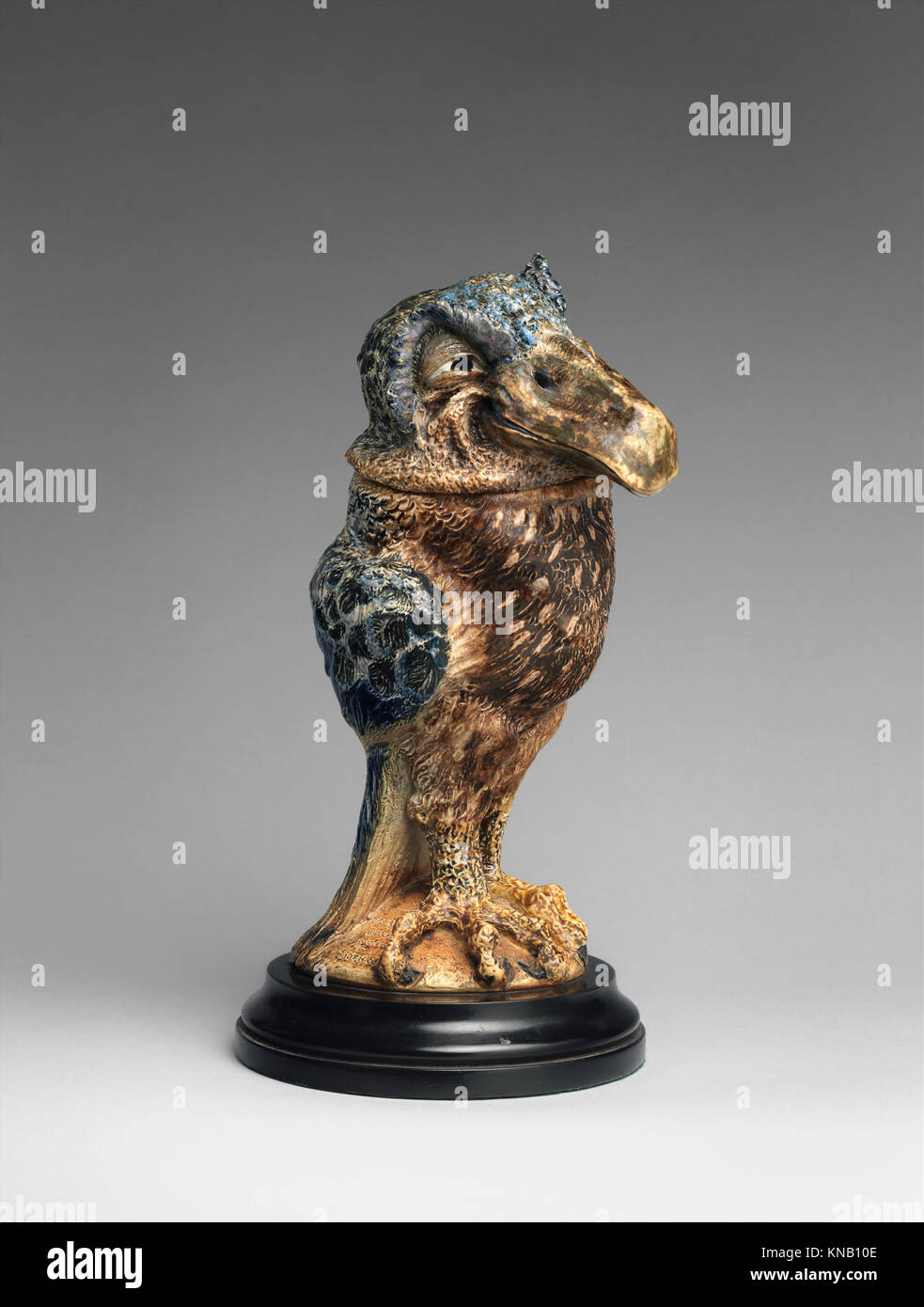 This bird sculpture captures the essence of avian form with detailed ...