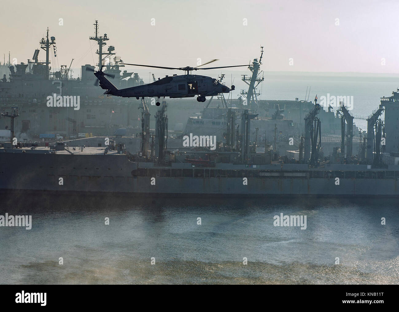 An MH-60R Sea Hawk attached to Helicopter Maritime Strike Squadron (HSM ...