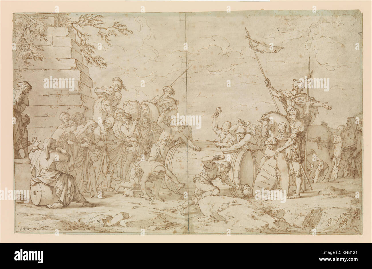 This artwork 'Death of Regulus' depicts the Roman general's tragic end ...