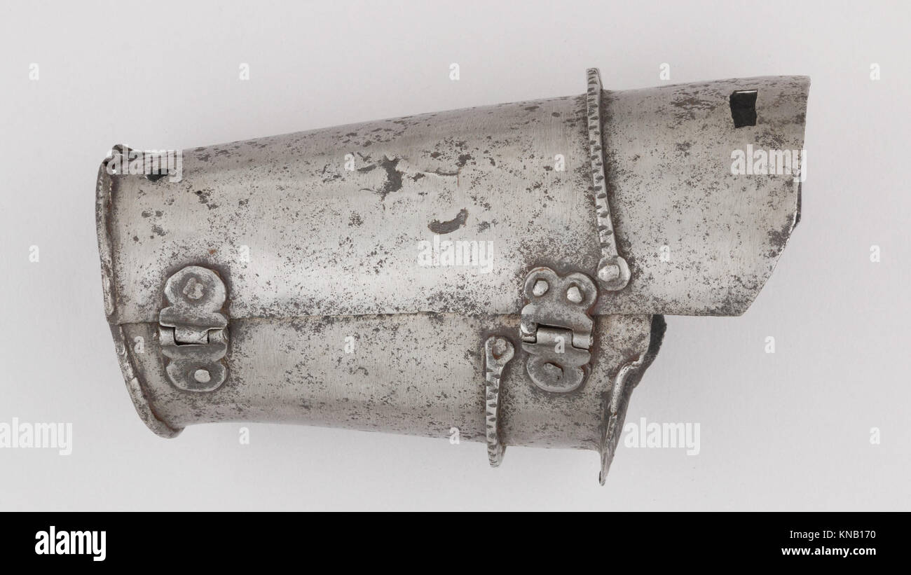 This forearm defense, known as a vambrace, was used in medieval armor ...