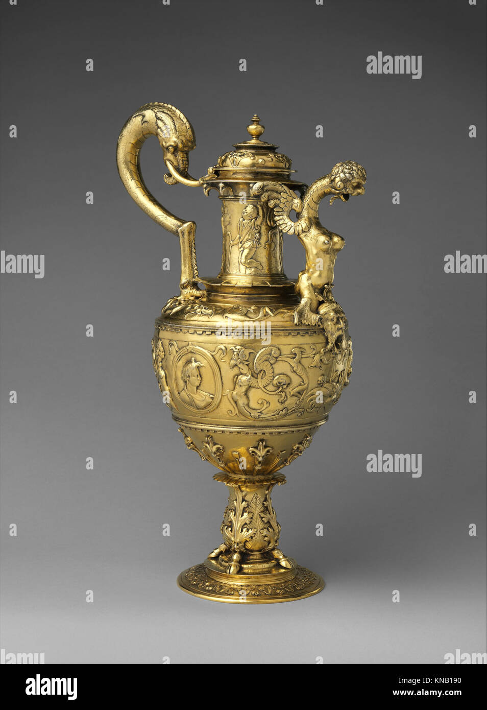 A ceremonial ewer, part of a historical collection, known for its fine ...