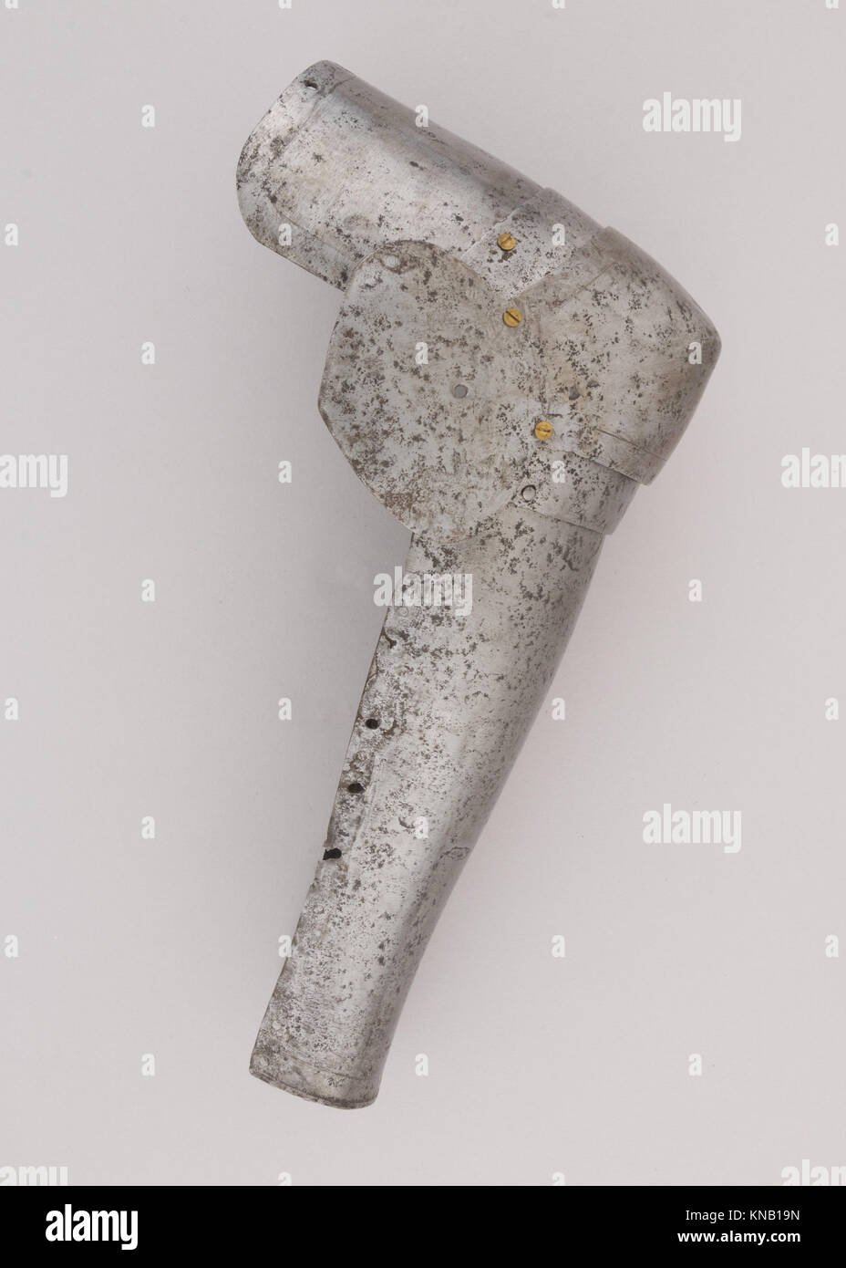 This arm defense is an ancient armor piece designed to protect the ...