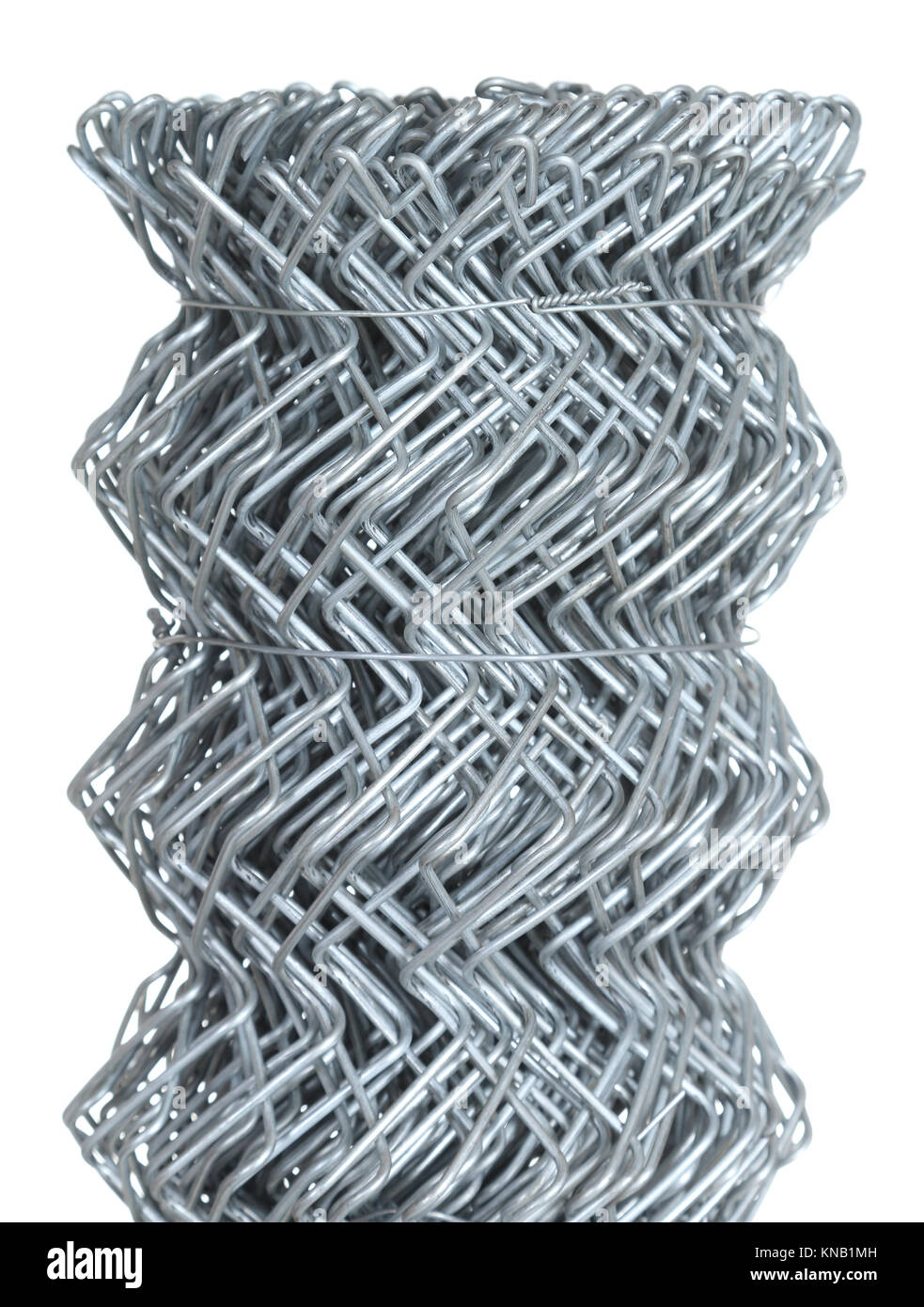 Wire mesh , isolated on white background Stock Photo - Alamy