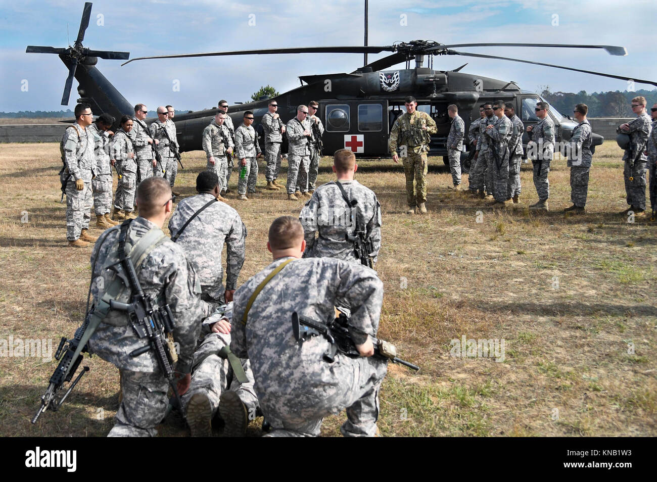 U.S. Army Soldiers with 3rd Battalion, 82nd General Support Aviation ...