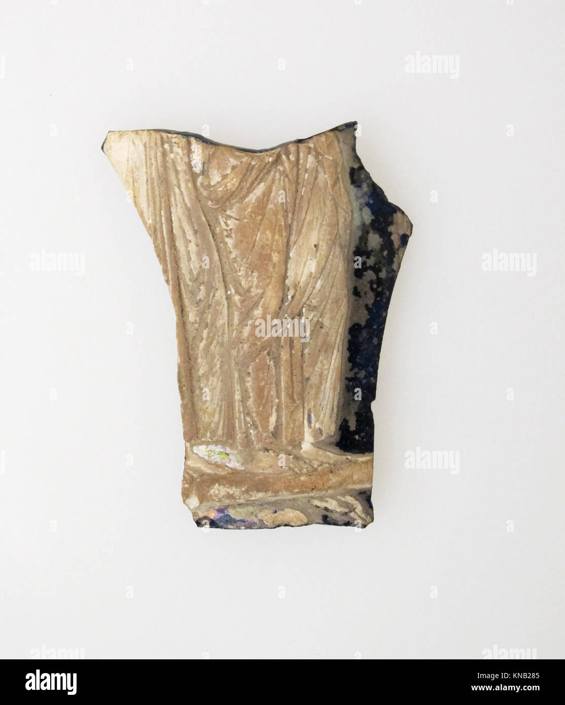 A glass cameo fragment from the MET collection, exemplifying intricate ...