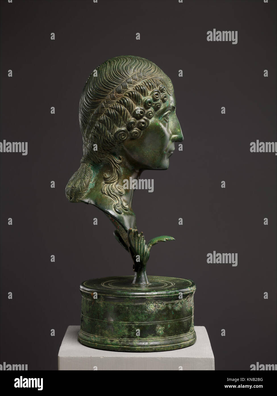 This bronze portrait bust from the Roman period (ca. A.D. 20-50 ...