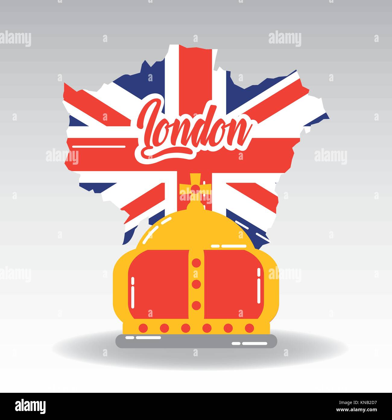 English flag crown Stock Vector Images - Alamy