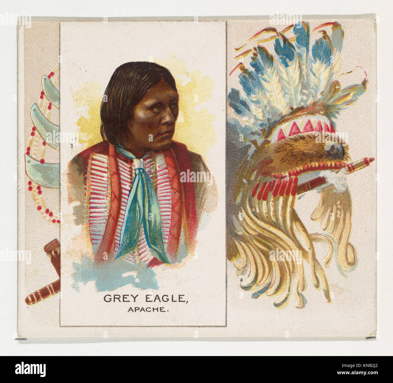 This image of Grey Eagle, an Apache leader, is part of the American ...