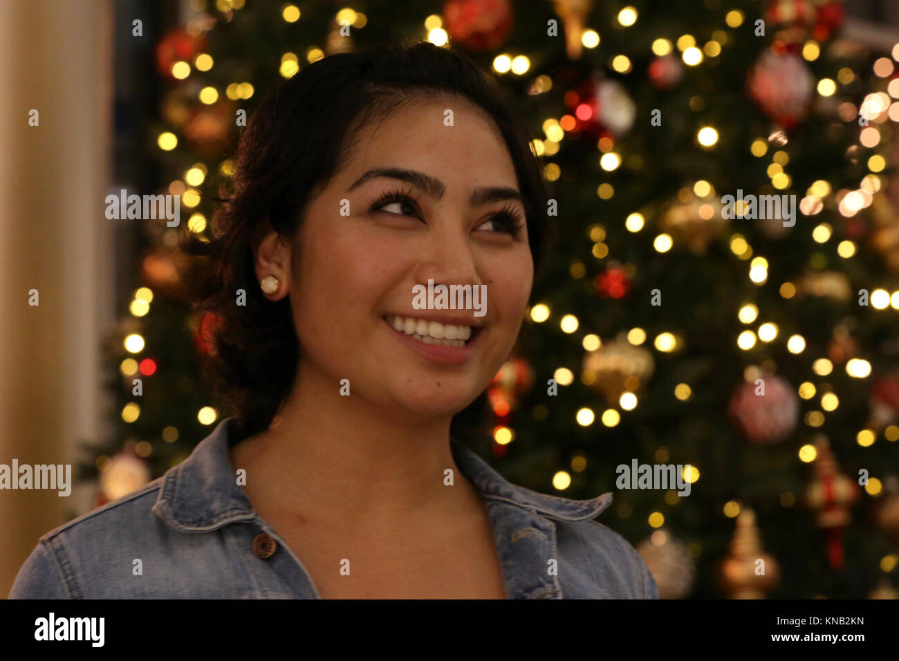 Retired U.S. Army Spc. Mimi Xaysana attends the Opening Social for the Atlantic and Central ...