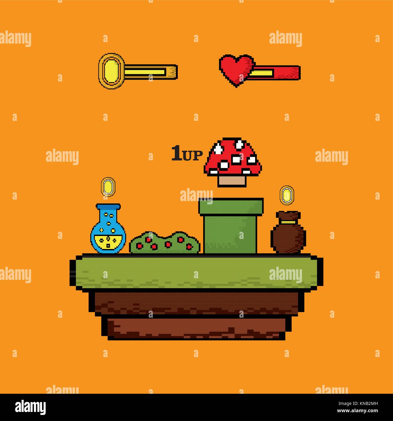 Star pixel video game play hi-res stock photography and images - Alamy