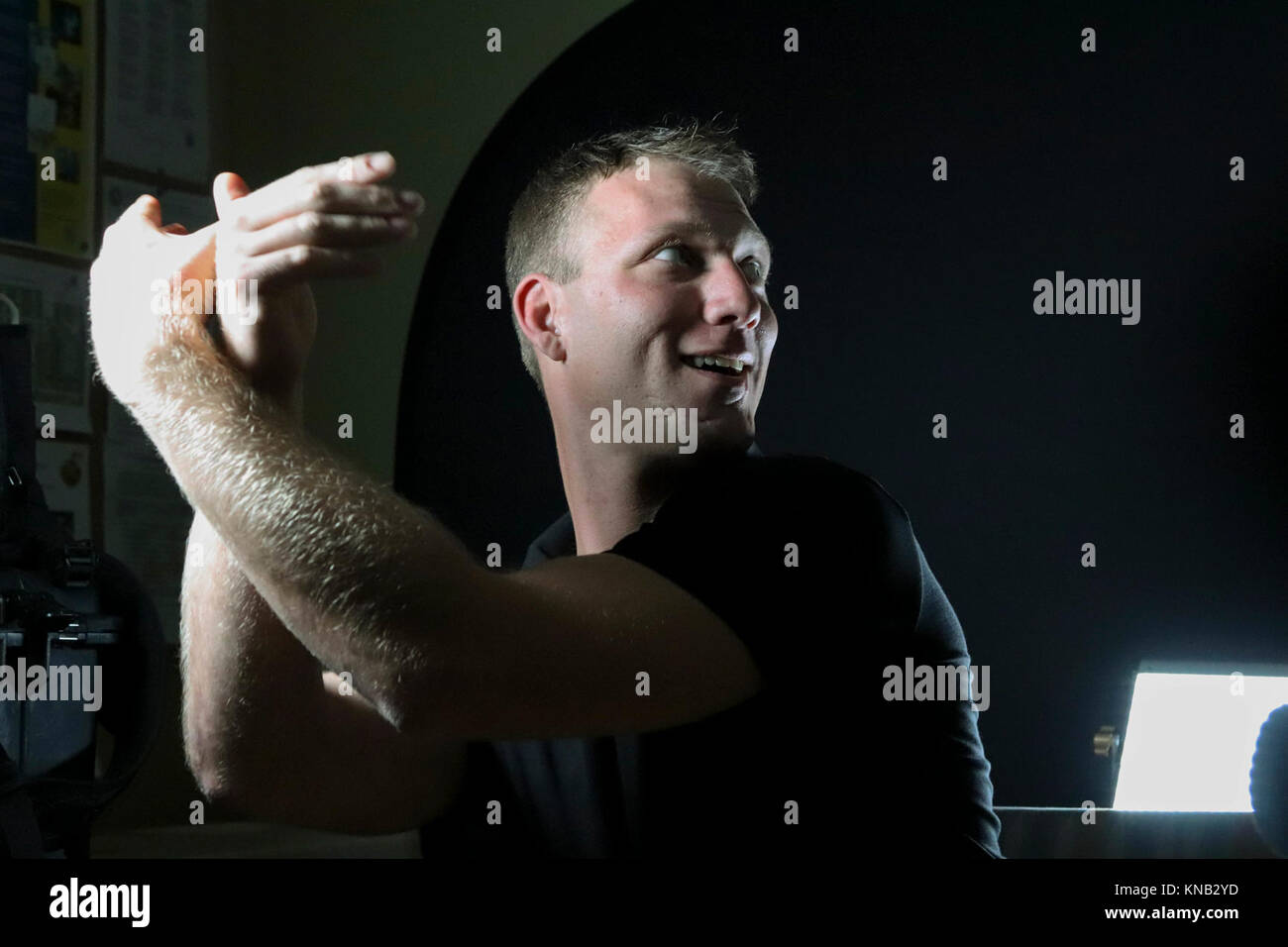 U.S. Army Sgt. Sean-Michael Horn during an interview for the Atlantic ...