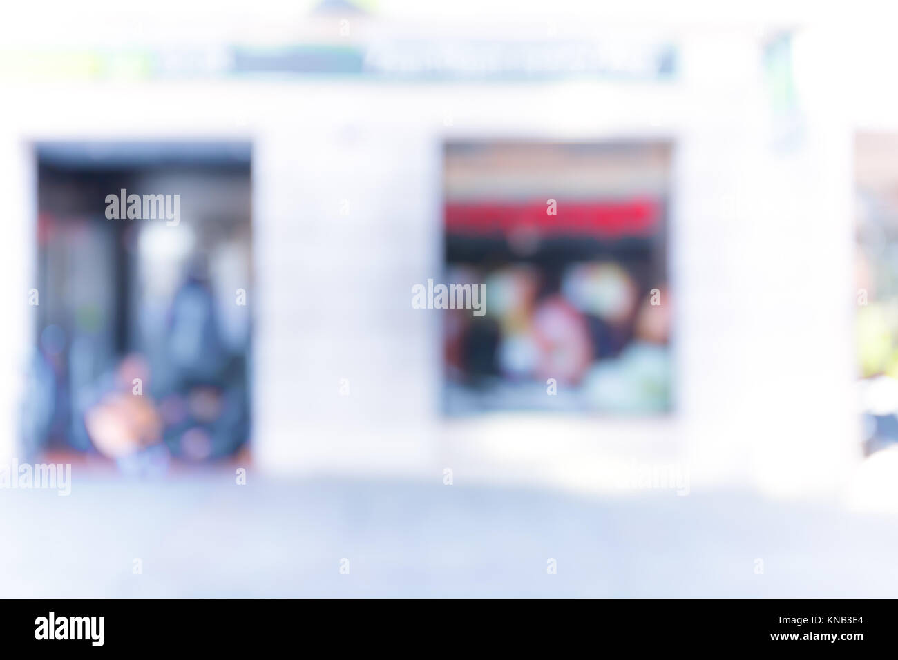 blurred background of Crowded street in windsor, UK Stock Photo - Alamy
