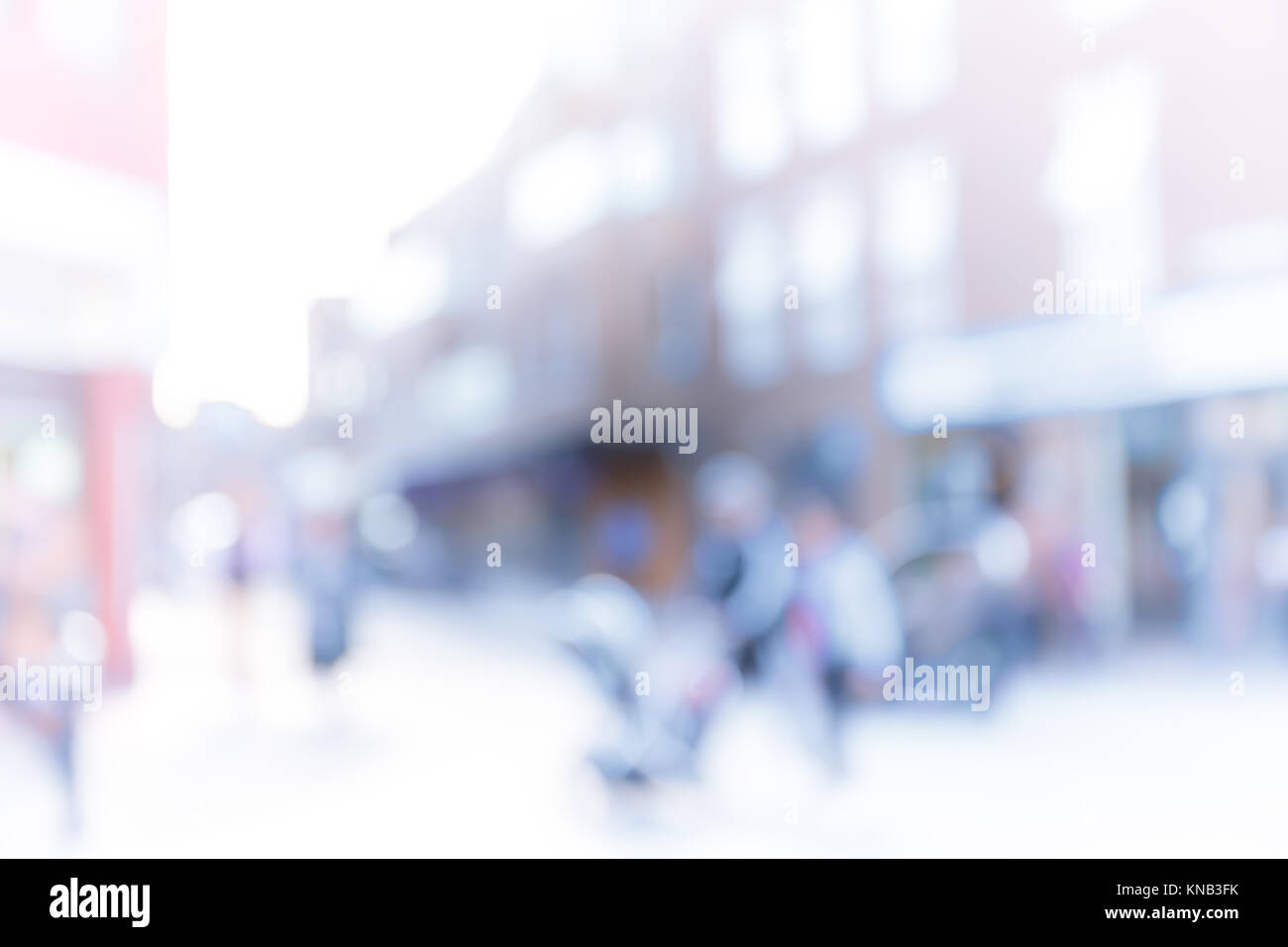 blurred background of Crowded street in windsor, UK Stock Photo - Alamy