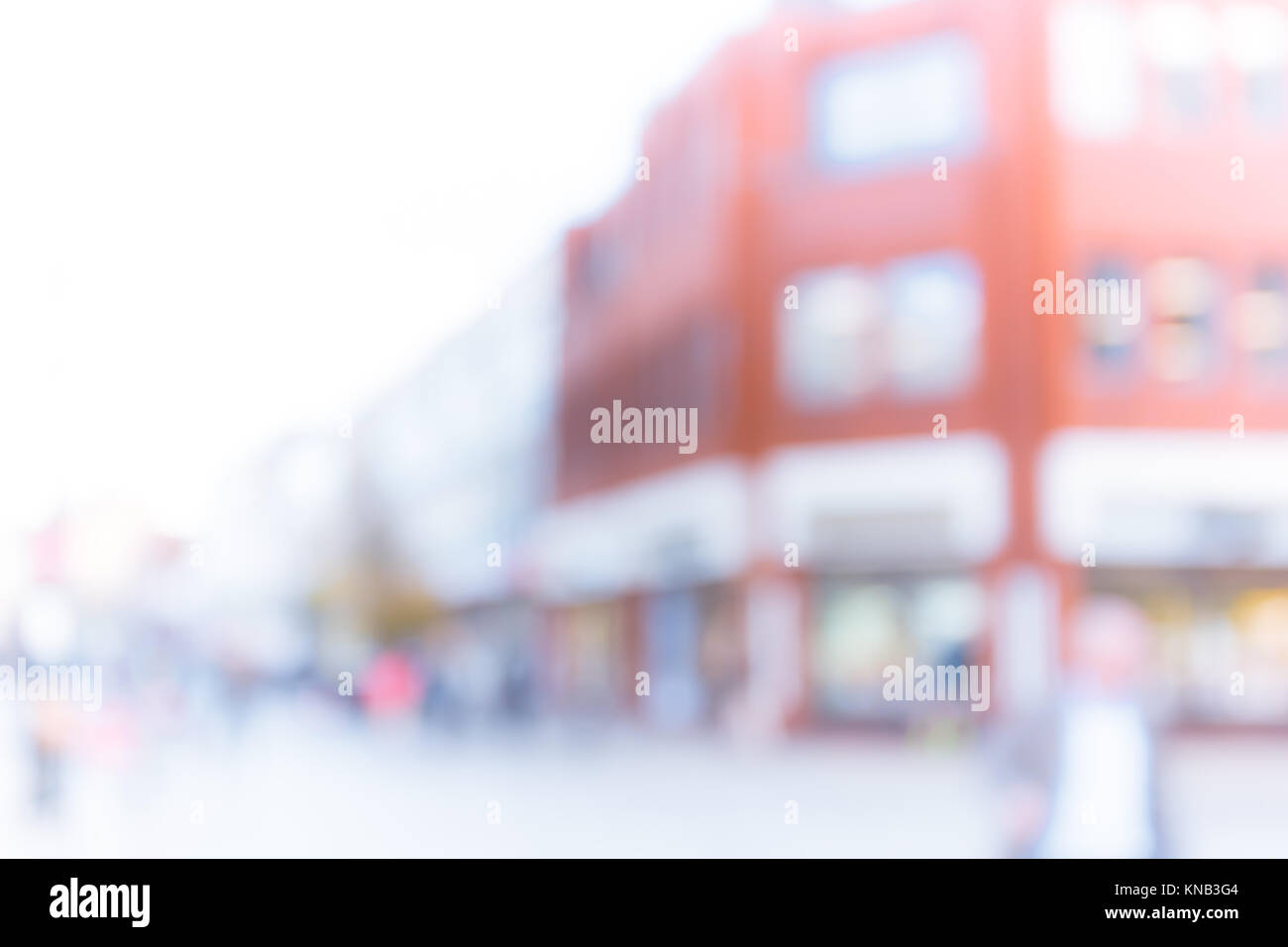 blurred background of Crowded street in windsor, UK Stock Photo - Alamy