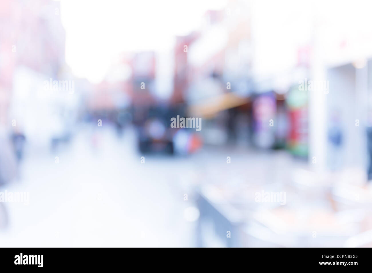 blurred background of Crowded street in windsor, UK Stock Photo - Alamy