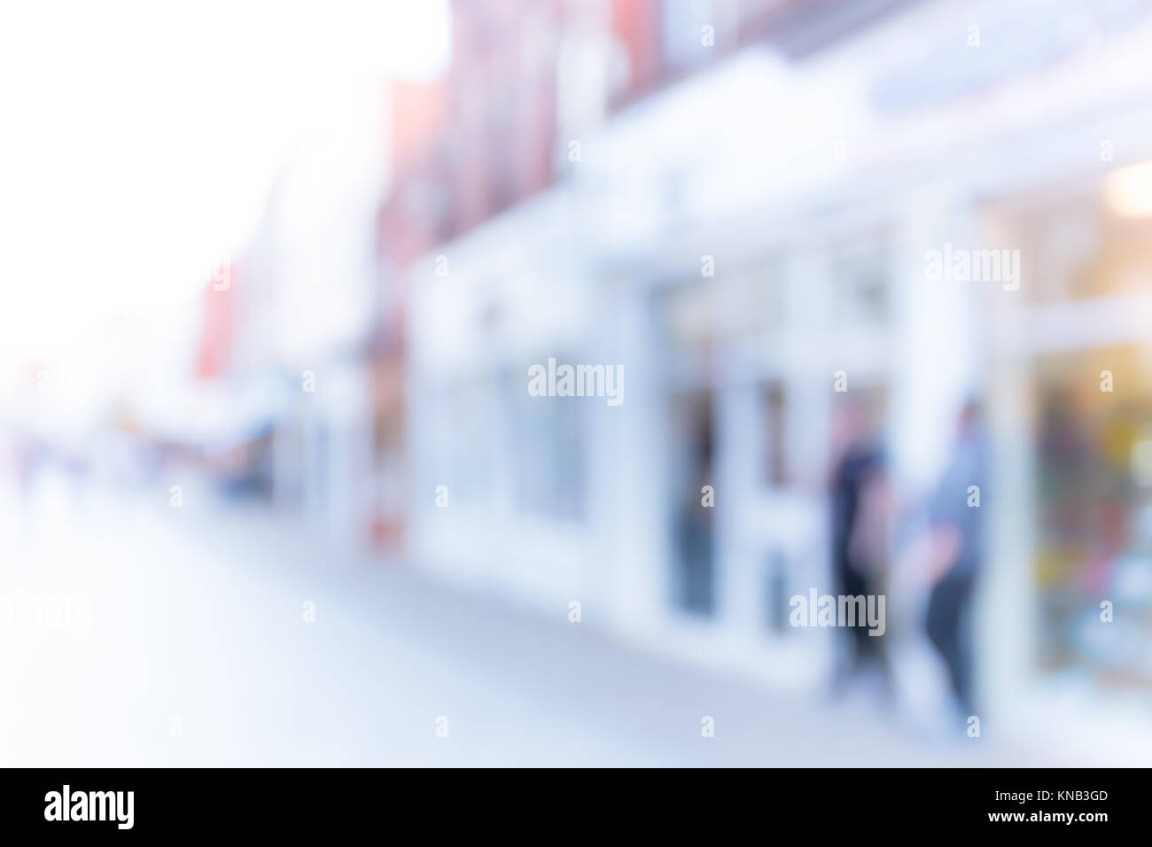 blurred background of Crowded street in windsor, UK Stock Photo - Alamy