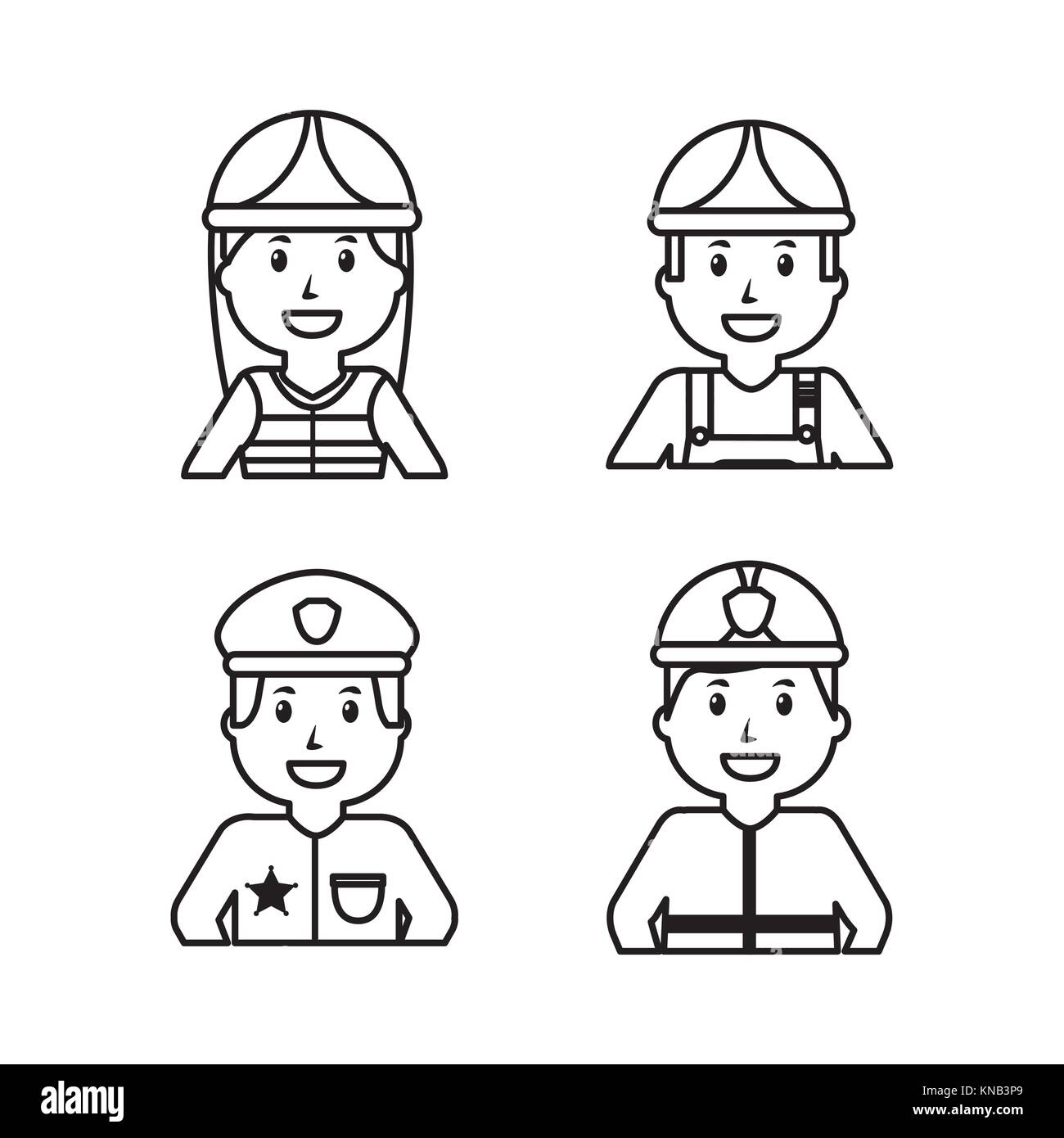 Female cartoon chef Black and White Stock Photos & Images - Alamy