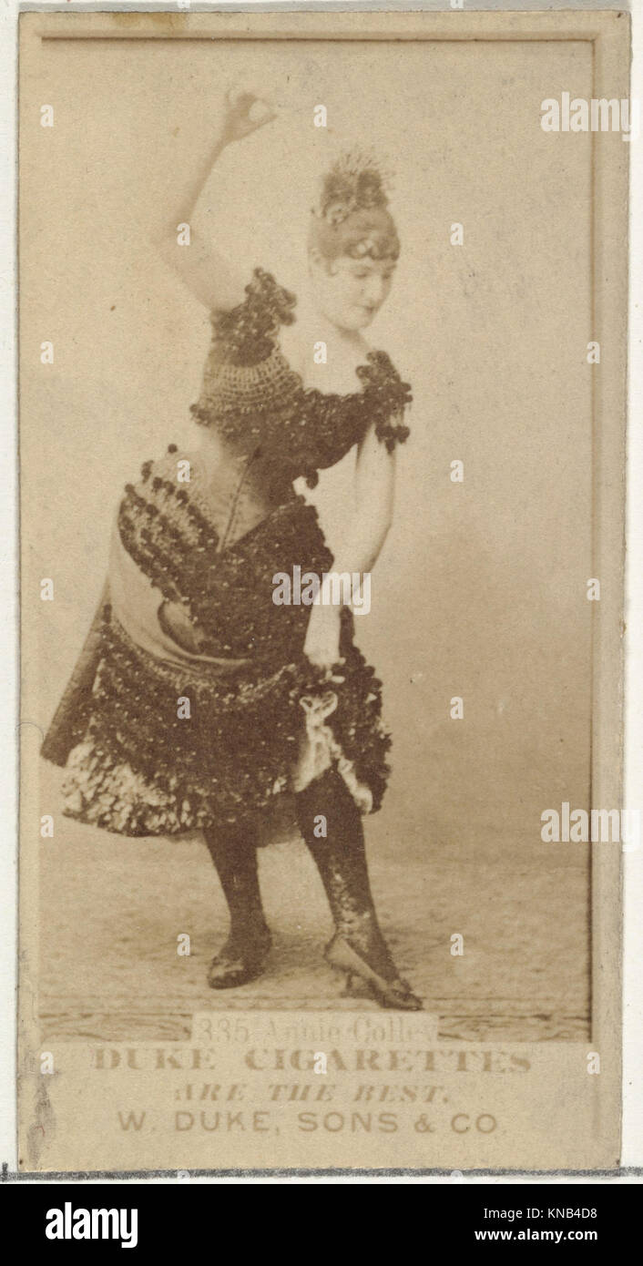 This card features Annie Colley from the Actors and Actresses series ...