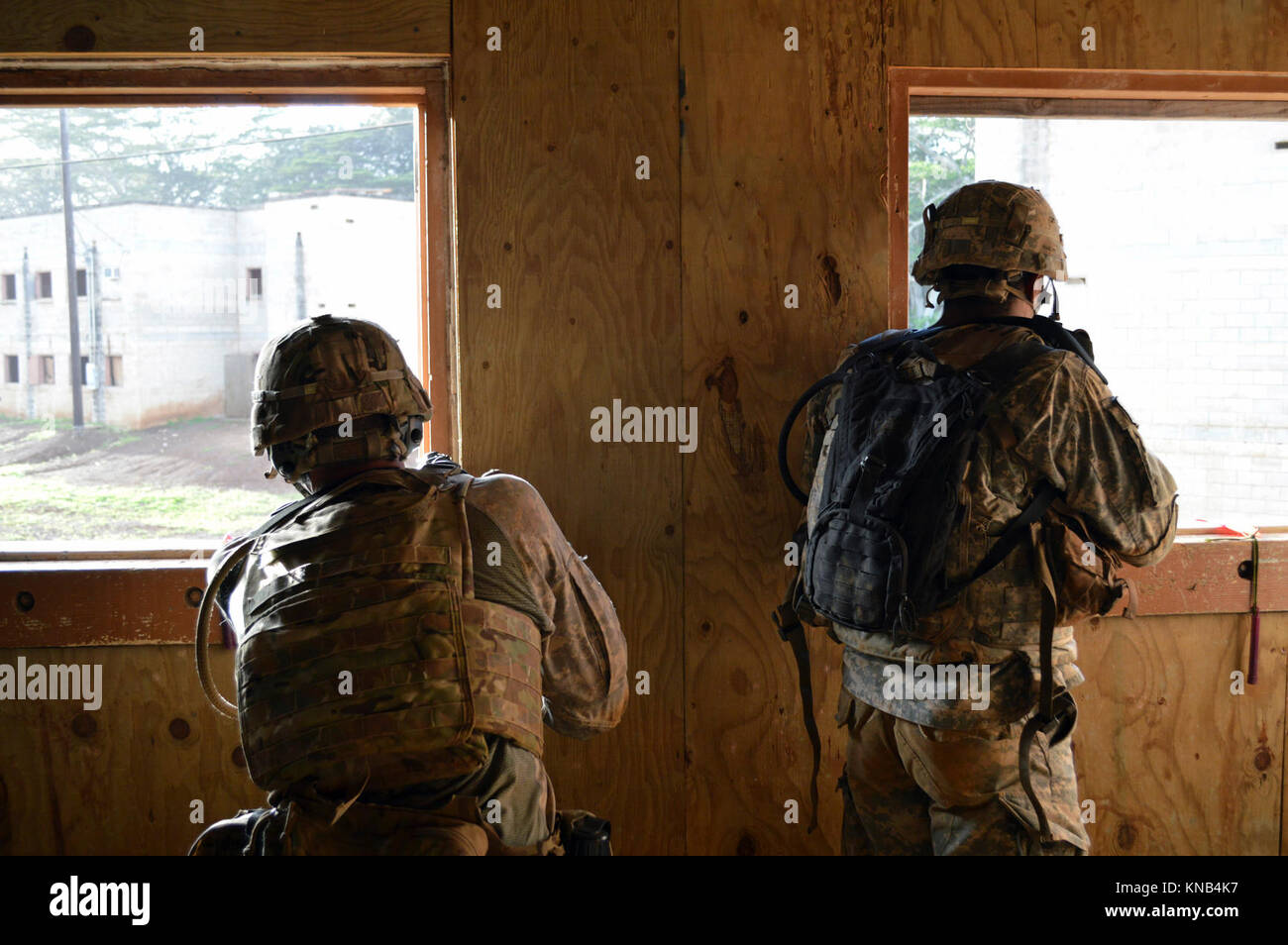 Infantrymen assigned to 2nd Battalion, 35th Infantry Regiment, 3rd ...