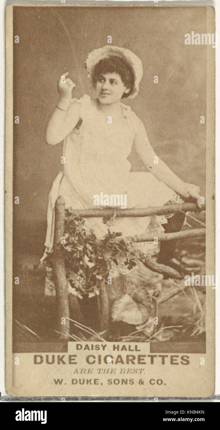 This portrait of Daisy Hall is part of the Actors and Actresses series ...