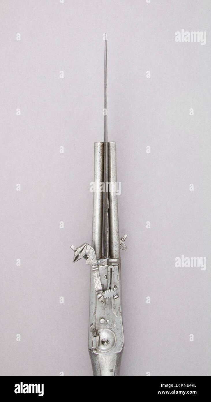 Double barrel wheellock pistol hi-res stock photography and images - Alamy