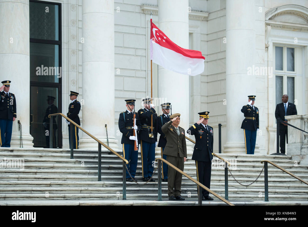 Lt. Gen. Perry Lim (left), chief of defence force, Singapore Armed ...