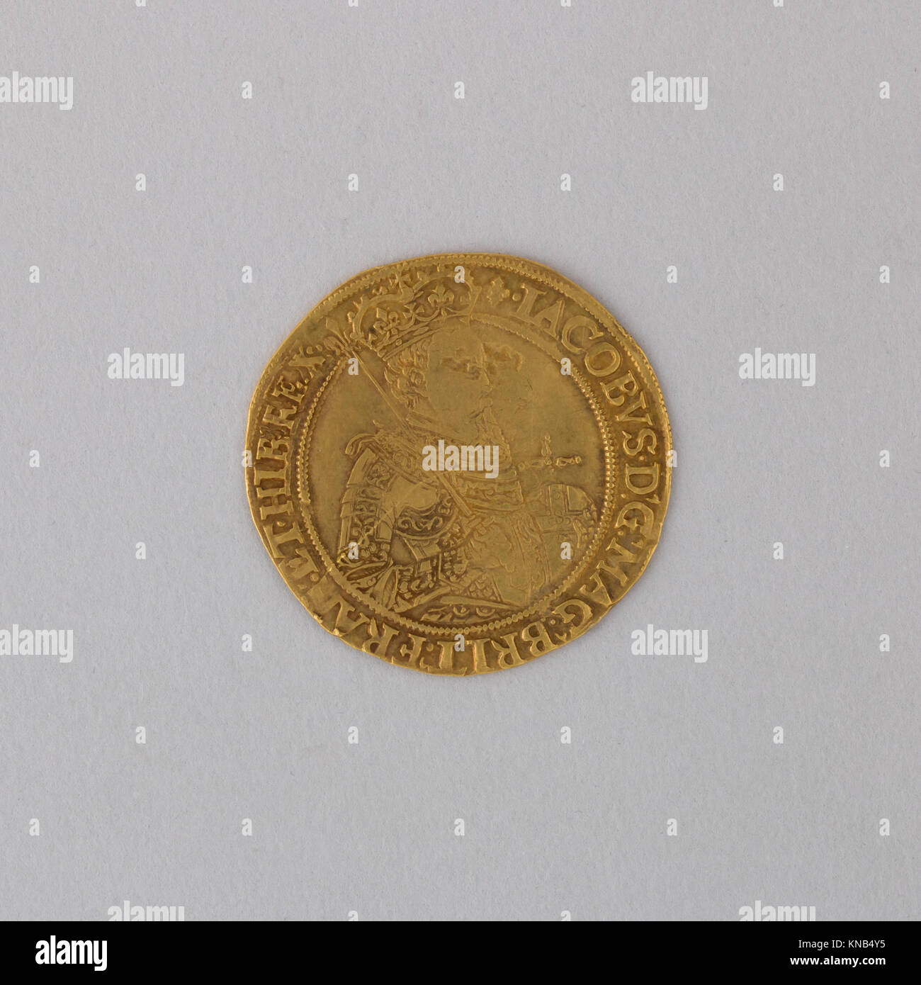 This sovereign coin, depicting James I, was minted during the early ...