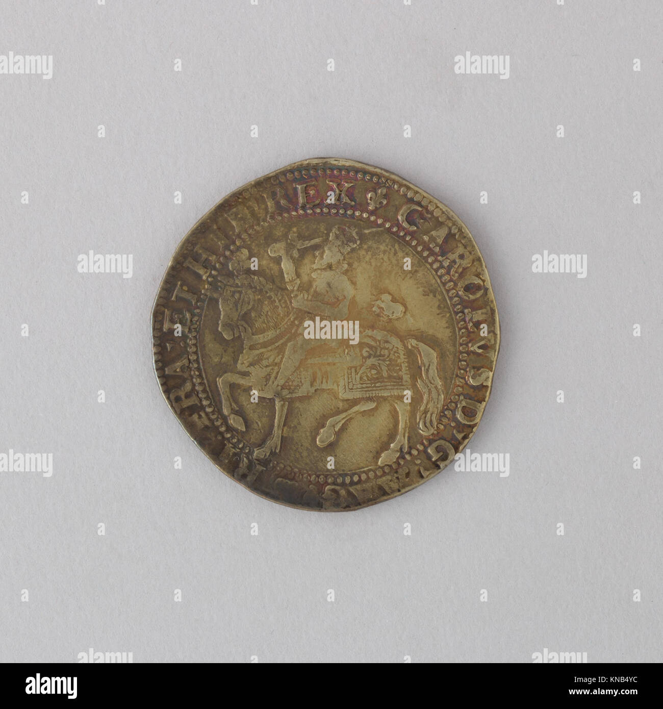 This coin depicts Charles I, illustrating 17th-century royal ...