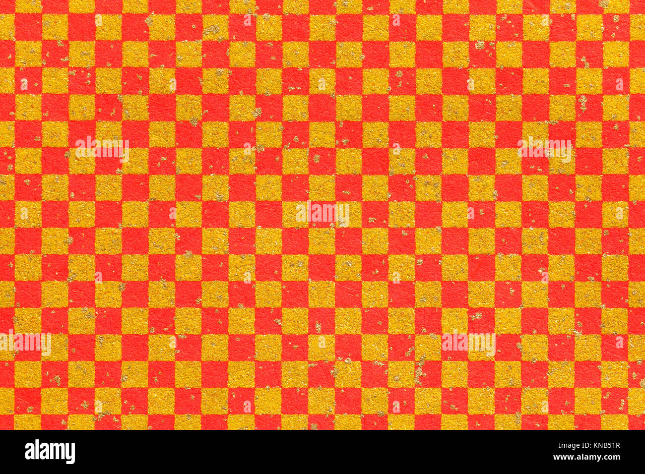 Japanese red gold checkered pattern paper texture background Stock ...