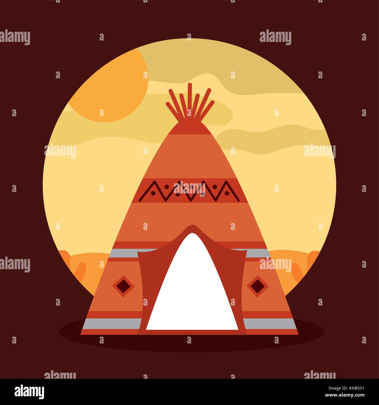 Native american rock Stock Vector Images - Alamy