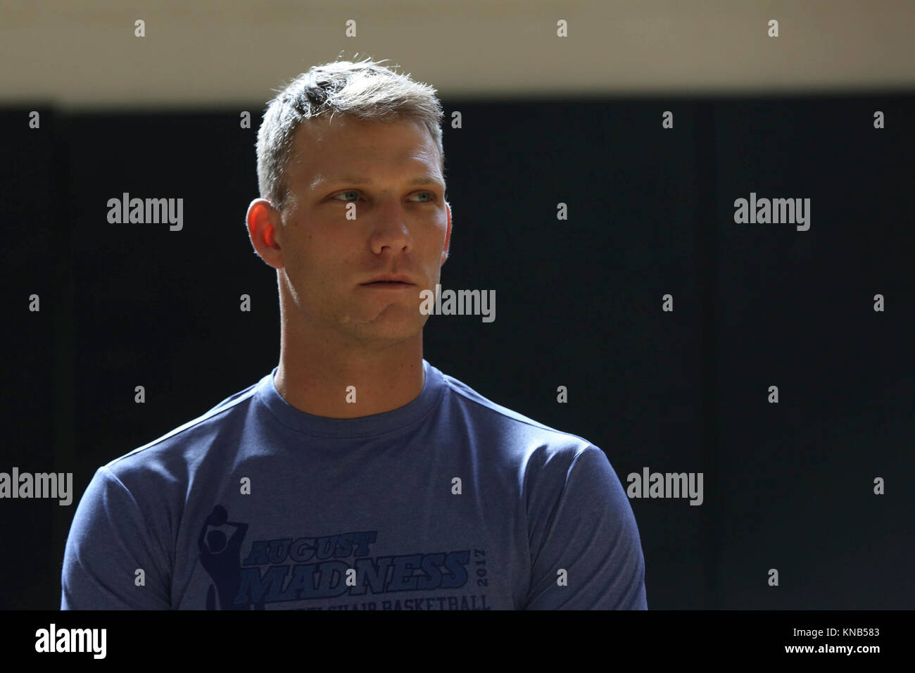 U.S. Army Sgt. Sean Michael-Horn participates in the wheelchair ...