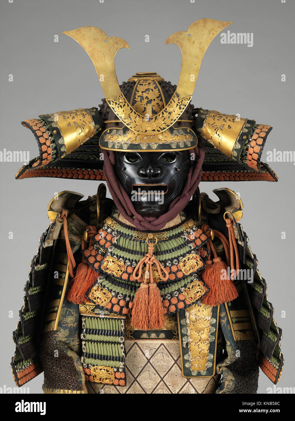 This piece of armor, known as Yoroi, is part of the Japanese military ...