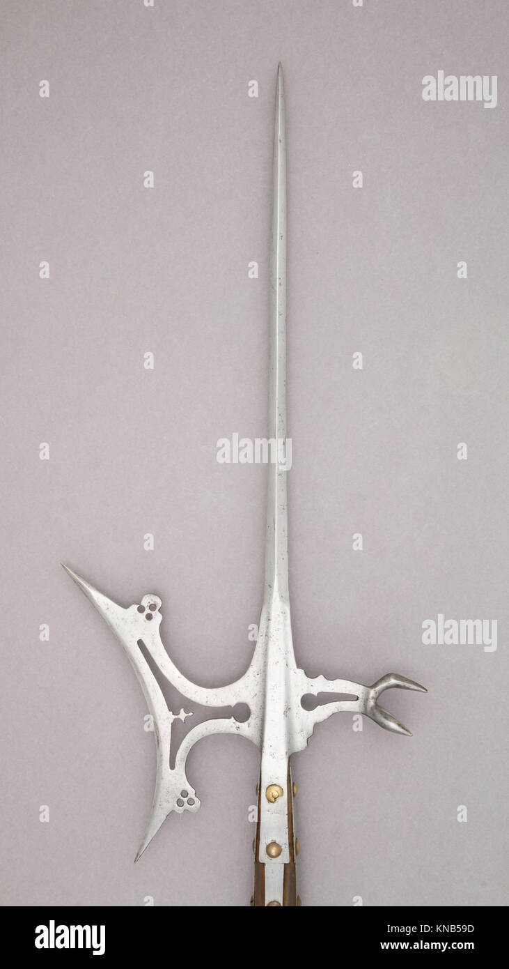 This halberd, a type of pole weapon, was used during the Renaissance ...