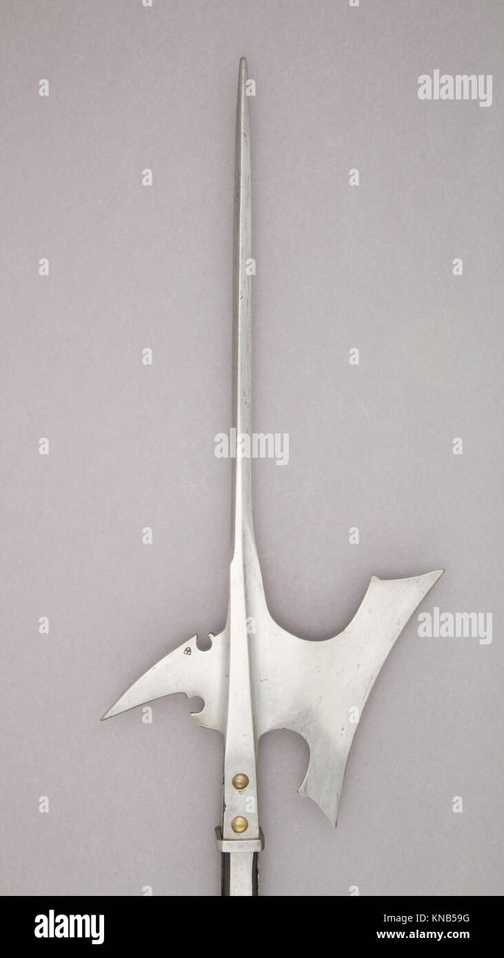 This halberd is a type of pole weapon, typically used by infantry ...