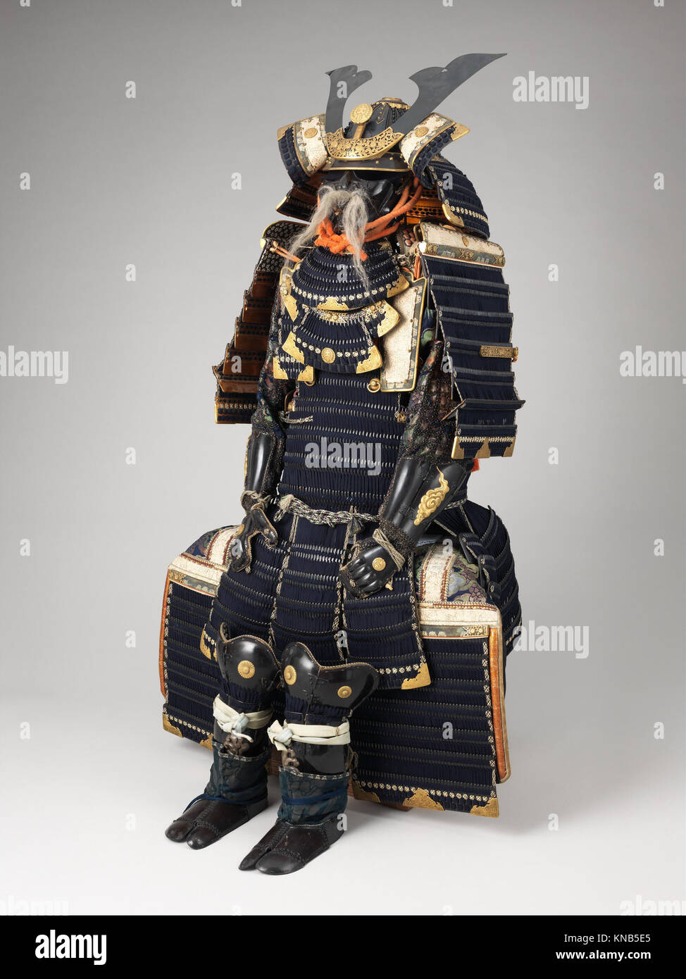 This Japanese armor (gusoku), made of metal and leather, dates to the ...