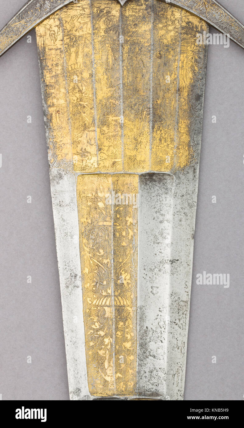 The Cinquedea is a type of Italian sword characterized by a broad ...