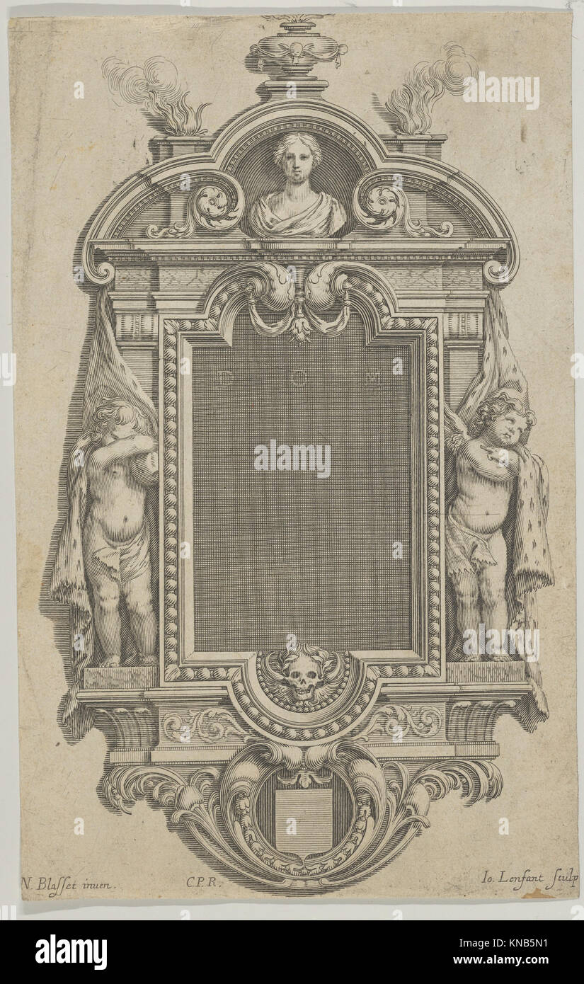 This design for an epitaph showcases the artistic representation of a ...