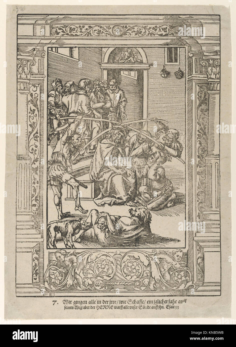 Christ crowned with thorns iconography hi-res stock photography and ...