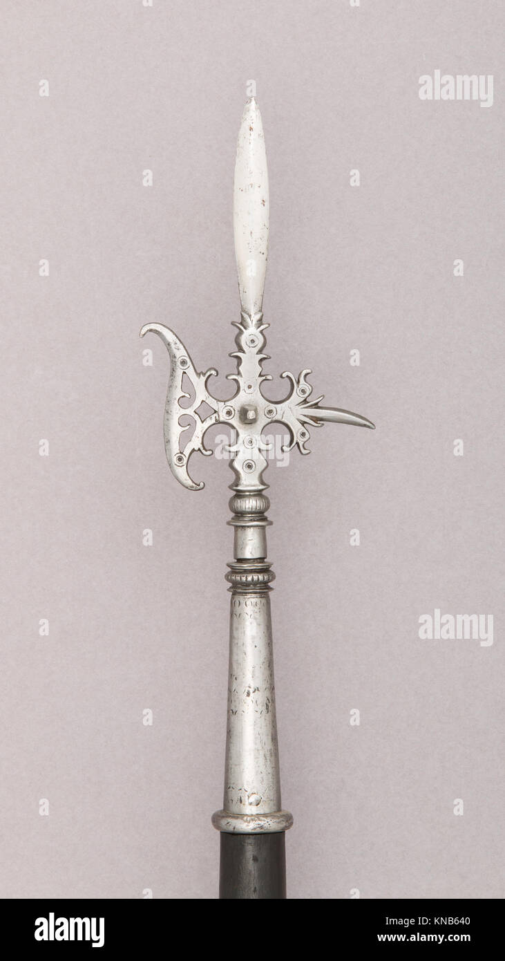 This halberd-spontoon combines features of a halberd and a spontoon ...