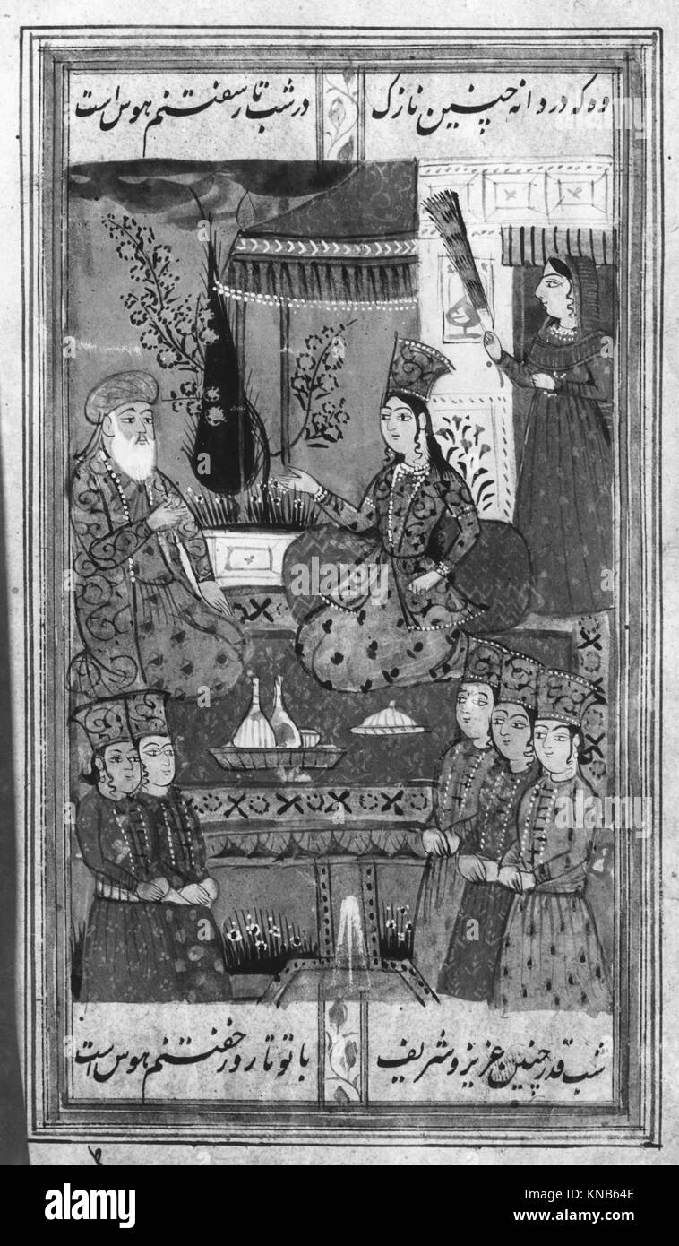 Persian hafiz manuscript hi-res stock photography and images - Alamy