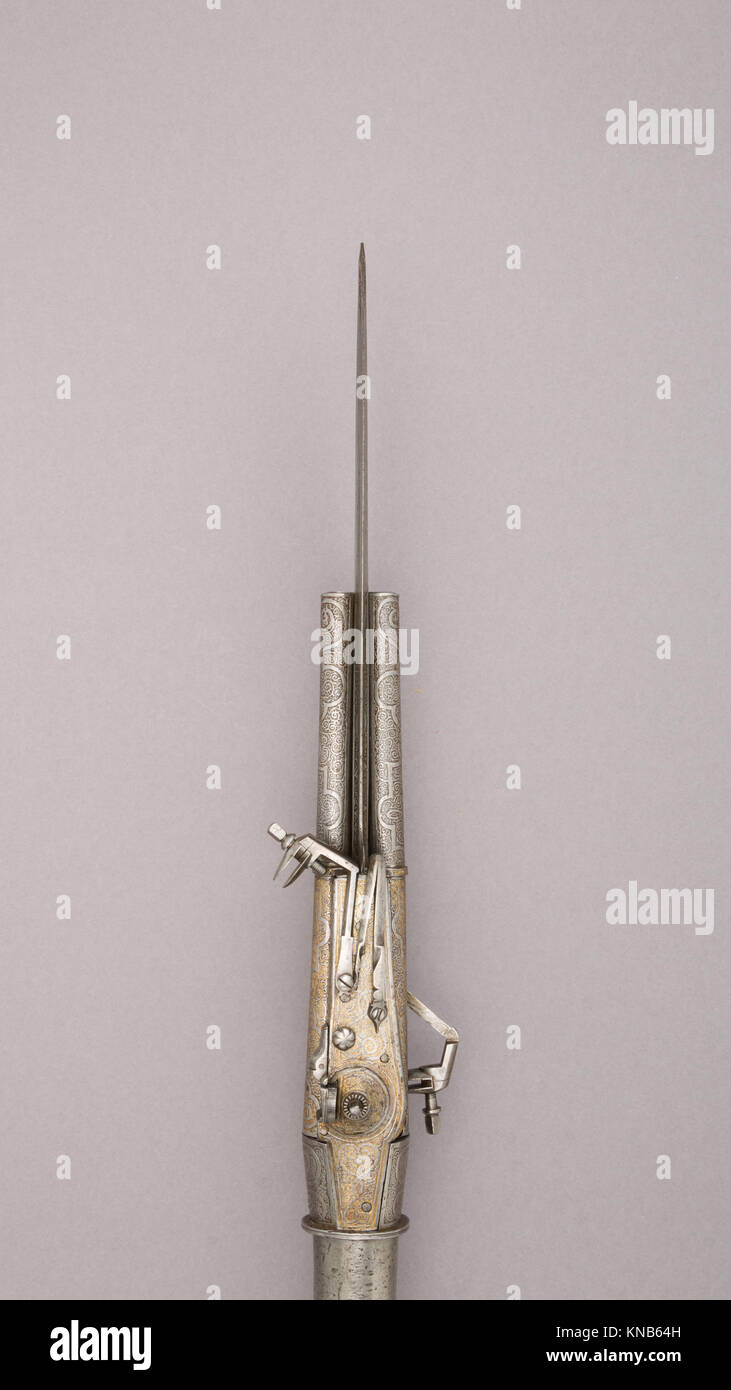 Boar Spear with Double Barrel Wheellock Pistol MET 14.25.451 002jan2015 ...