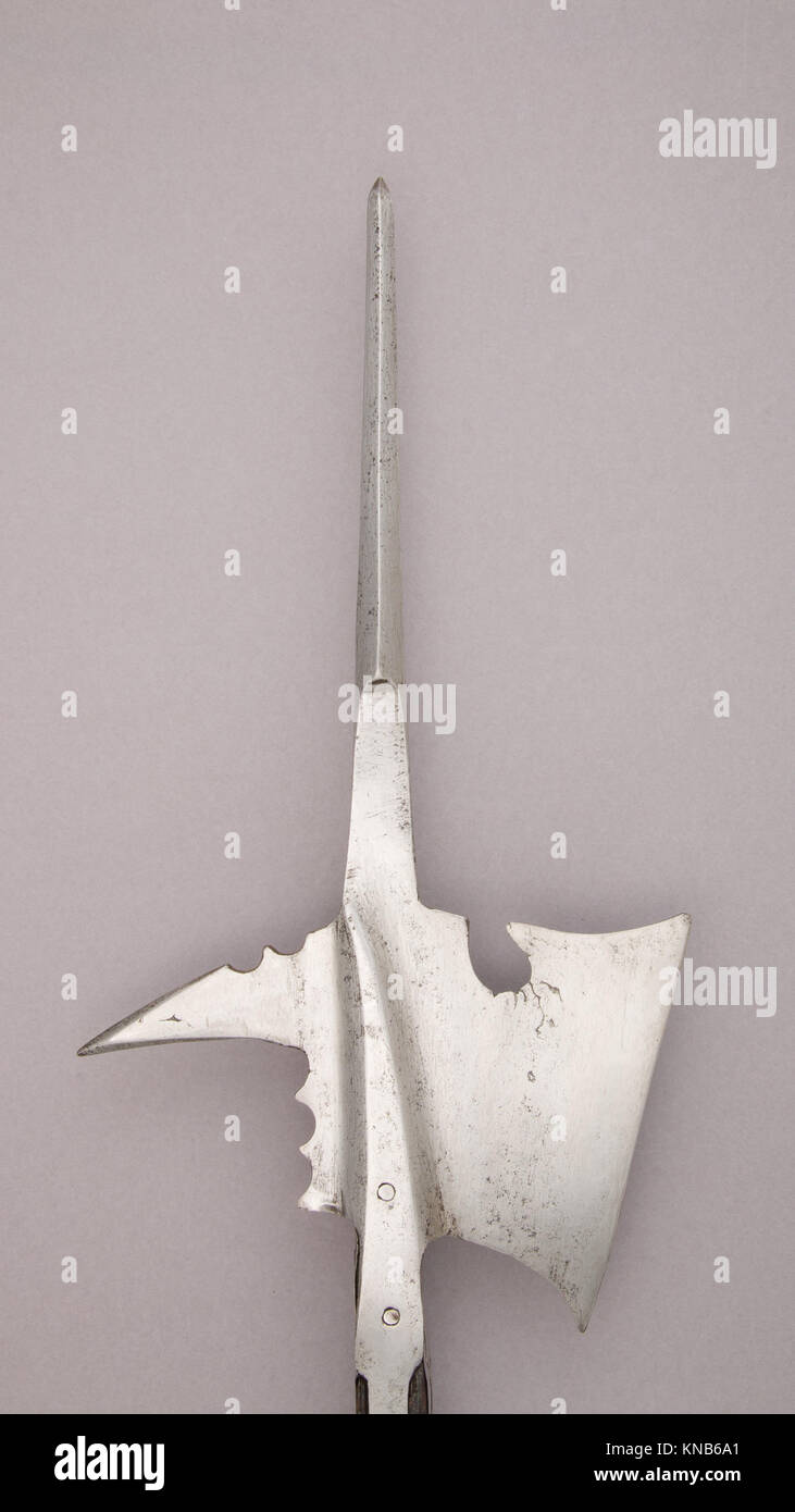 This halberd, a medieval pole weapon, is part of the MET collection. It ...