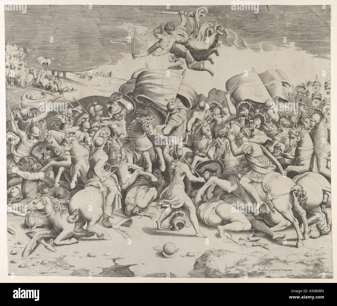 This artwork depicts the legendary battle where Constantine I defeated ...