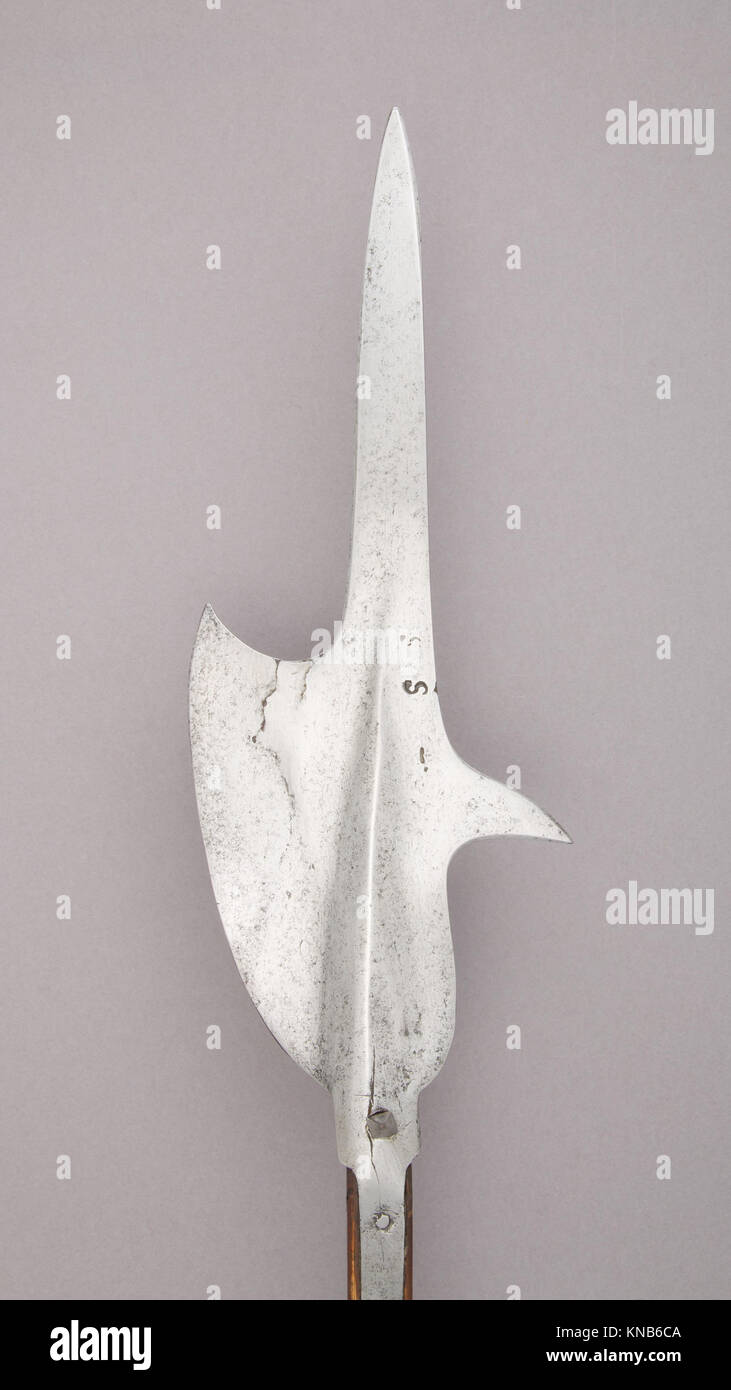This halberd is a medieval pole weapon with a long shaft and a blade ...