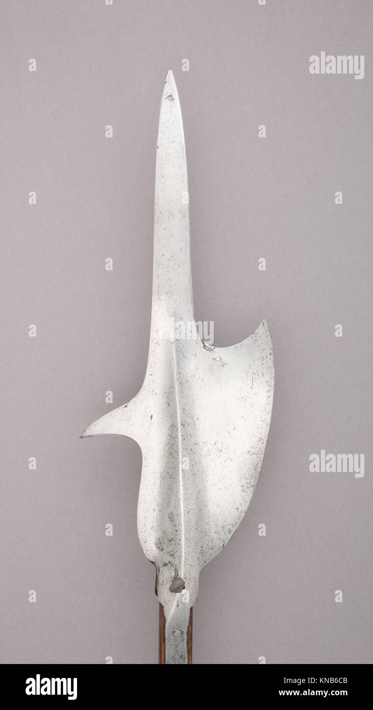 This medieval halberd illustrates functional design for combat and ...