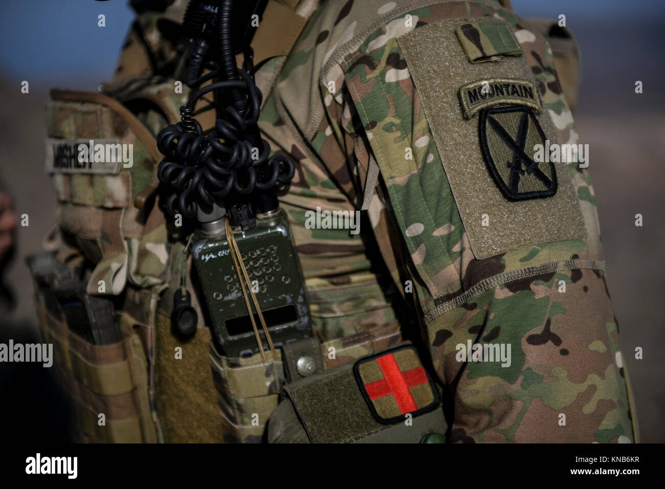 A U.S. Soldier from Battle Company, 1-32 Infantry, 1st Brigade Combat ...